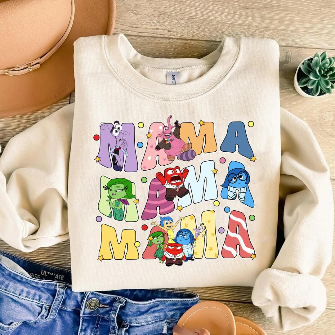 Disneyland Inside Out Mama Shirt, Inside Out Mom Shirt, Disneyworld ...