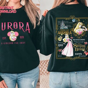 Vintage Aurora Princess Two-sided Png, Aurora Est 1959 Png, Sleeping ...