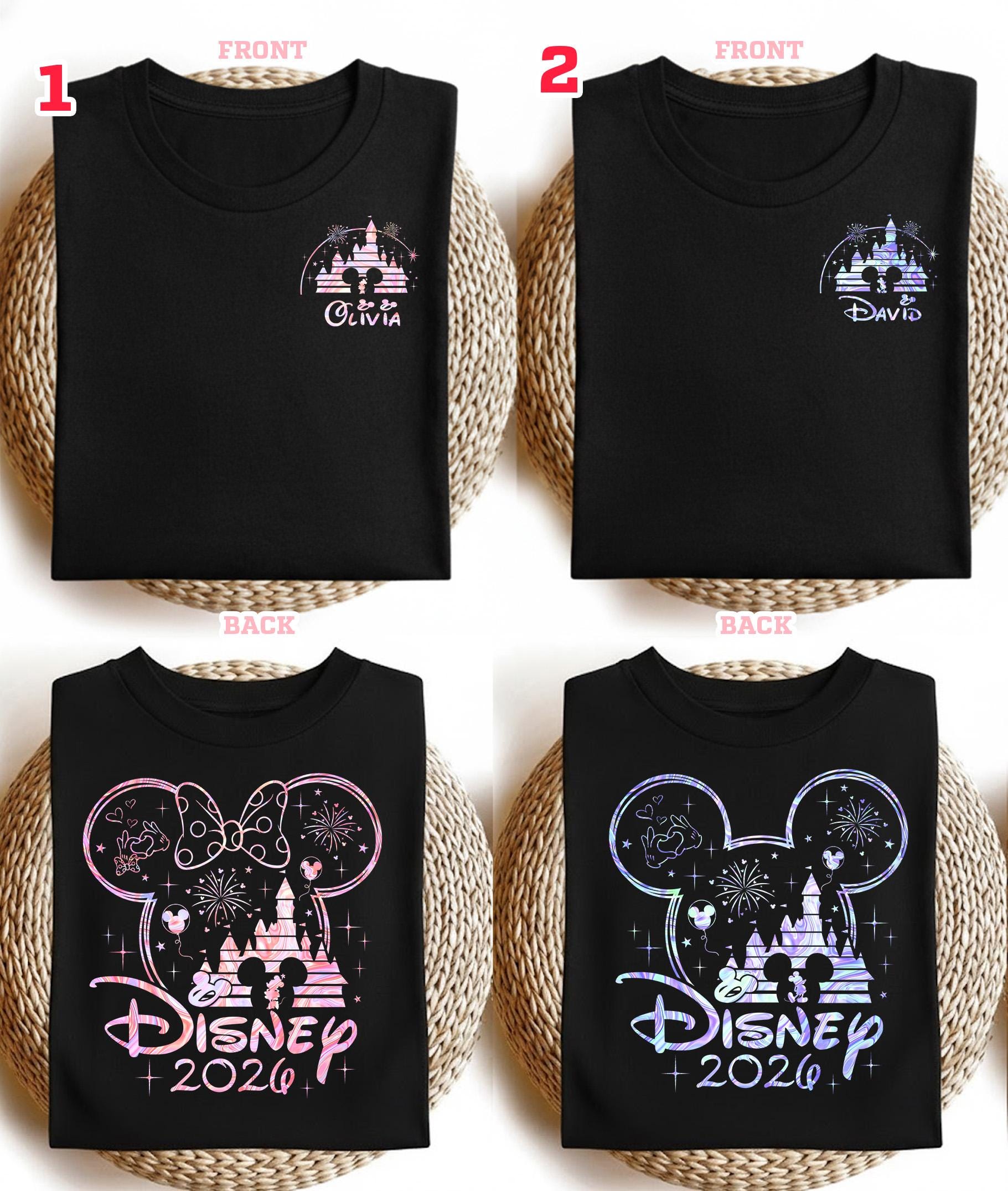 Custom 2026 Disneyland Comfort Colors Shirts, 2026 Disneyland Family ...
