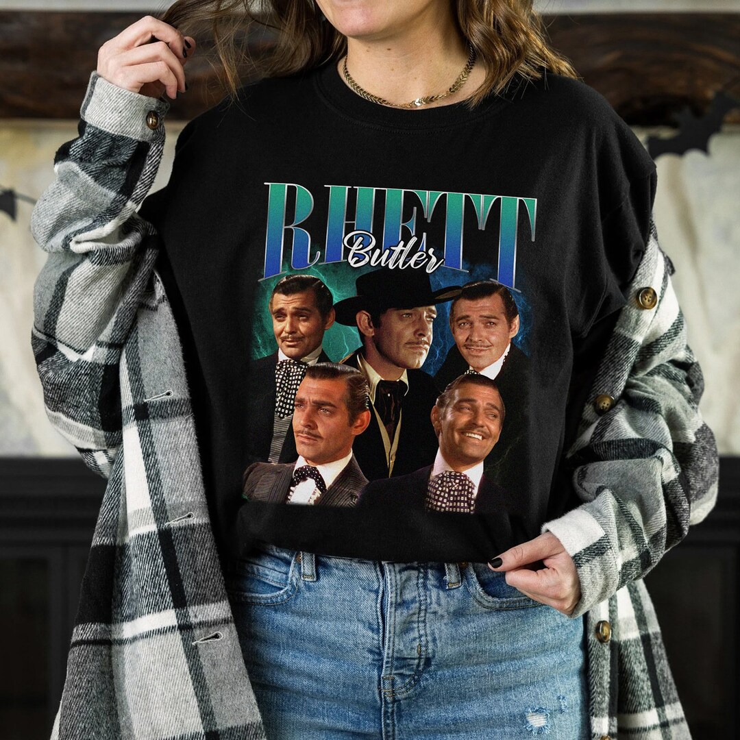Rhett Butler Vintage Graphic Shirt, Gone With the Wind Homage Shirt ...