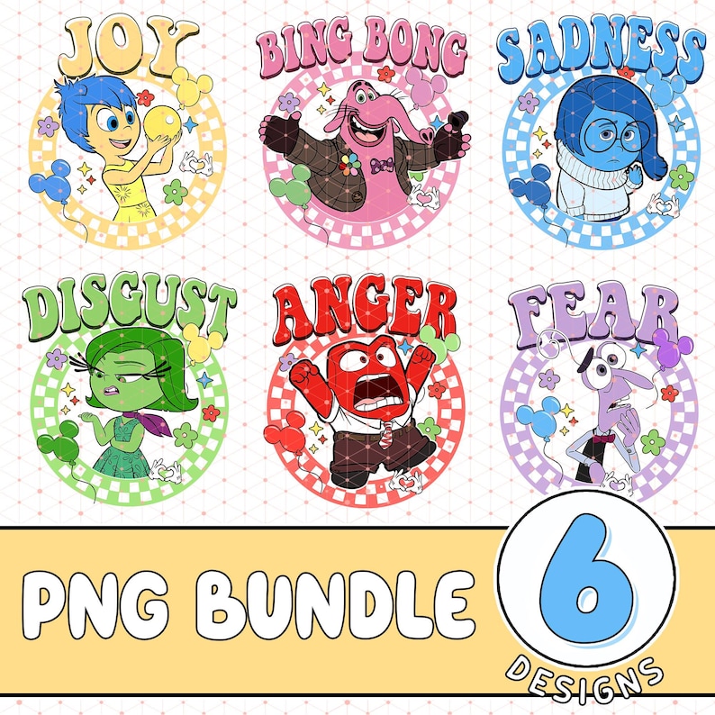 Inside Out Characters Png, Inside Out Png, Inside Out Group Matching ...