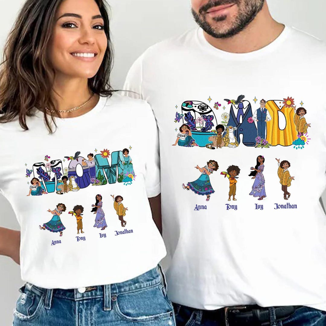 Personalized Disneyland Encanto Dad Mom Matching Shirt, Encanto Dad ...