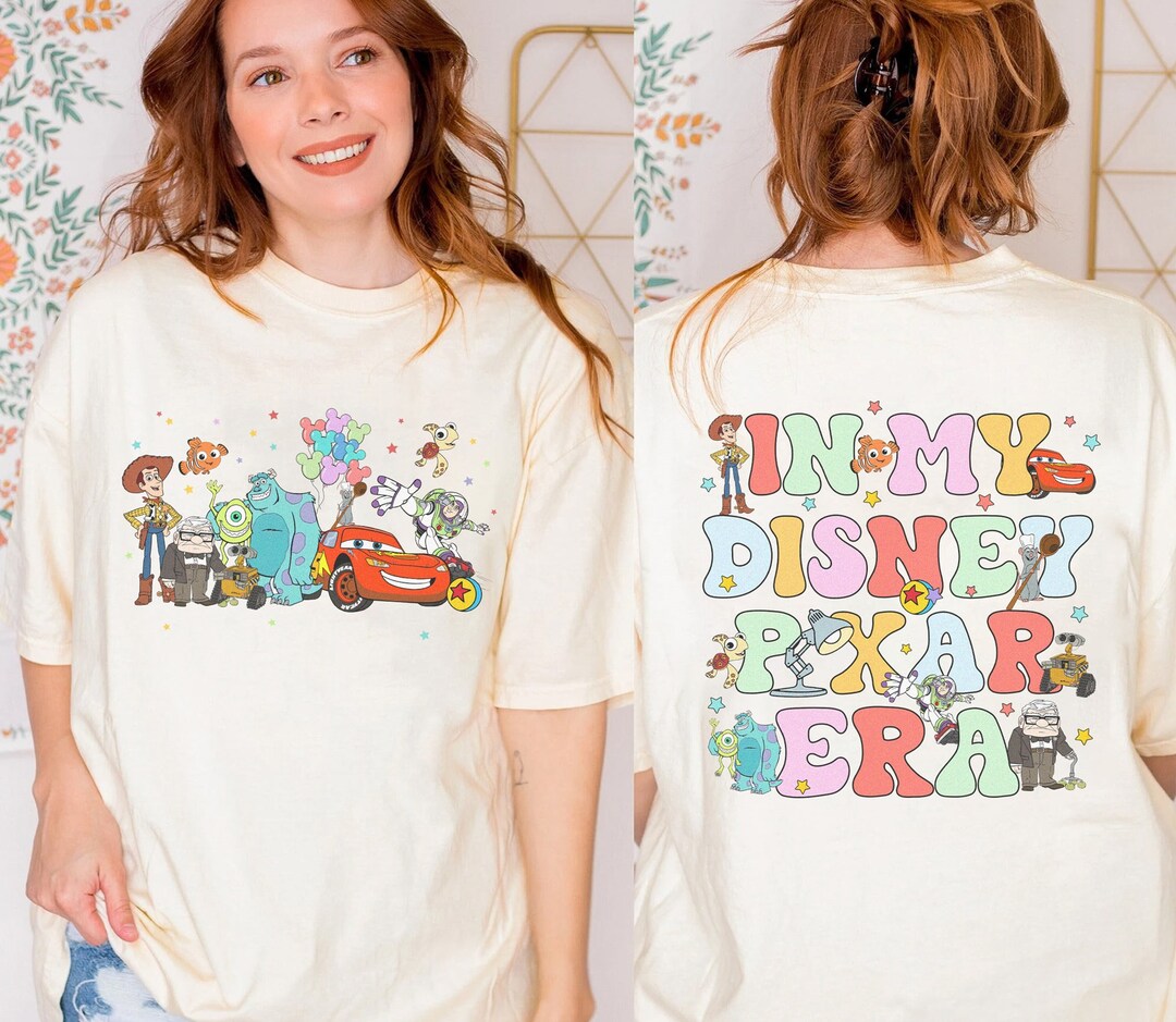 In My Pixar Era Shirt, Pixar Character Tee, Monster Inc Shirt, Toy ...