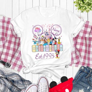 Personalized Disneyland 30th Birthday Shirt, Mickey and Friends Shirt ...