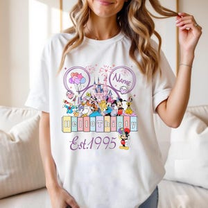 Personalized Disneyland 30th Birthday Shirt, Mickey and Friends Shirt ...