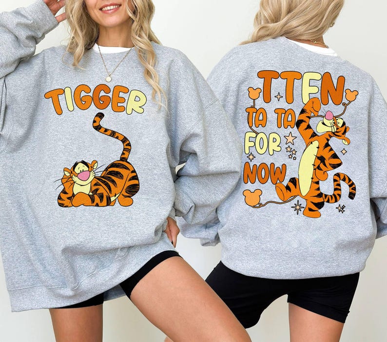 Two-sided Tigger TTFN Ta Ta for Now Shirt Shirt, Winnie the Pooh Shirt ...