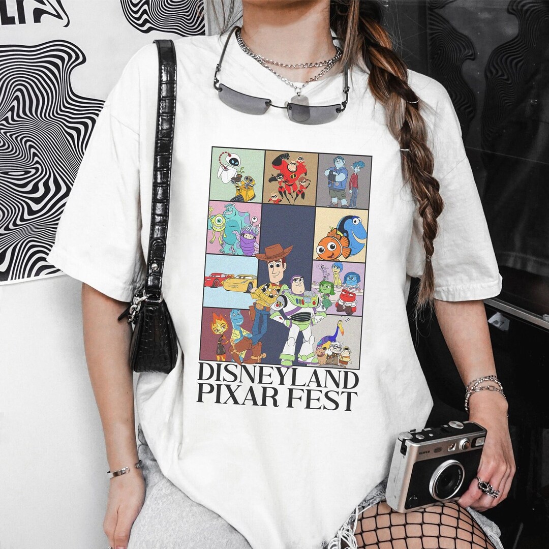 Disneyland Pixar Fest 2024 the Eras Tour Shirt, Pixar 2024 Shirt ...