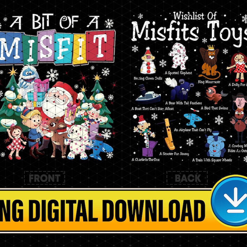 Christmas Misfits Svg - Etsy
