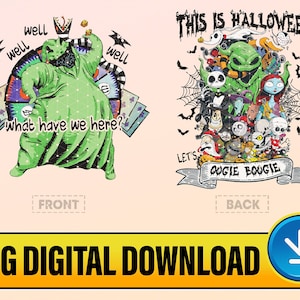 The Nightmare Before Christmas Oogie Boogie Png, This is Hallloween Let ...