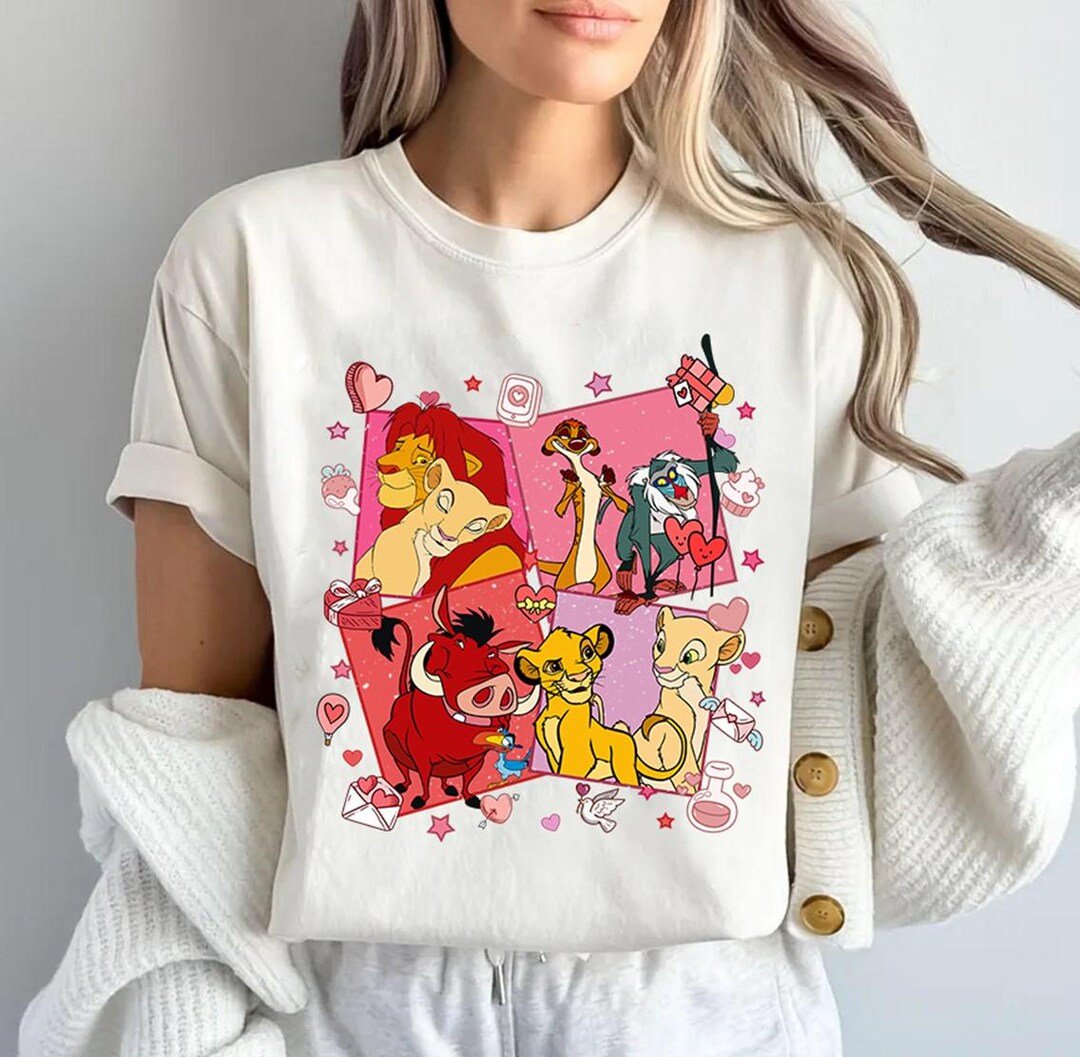 Lion King Valentine Shirt, Nala and Simba Couple Shirt, Her Simba ...