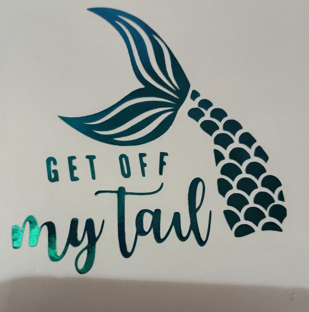 Get off My Tail Car Decal - Etsy