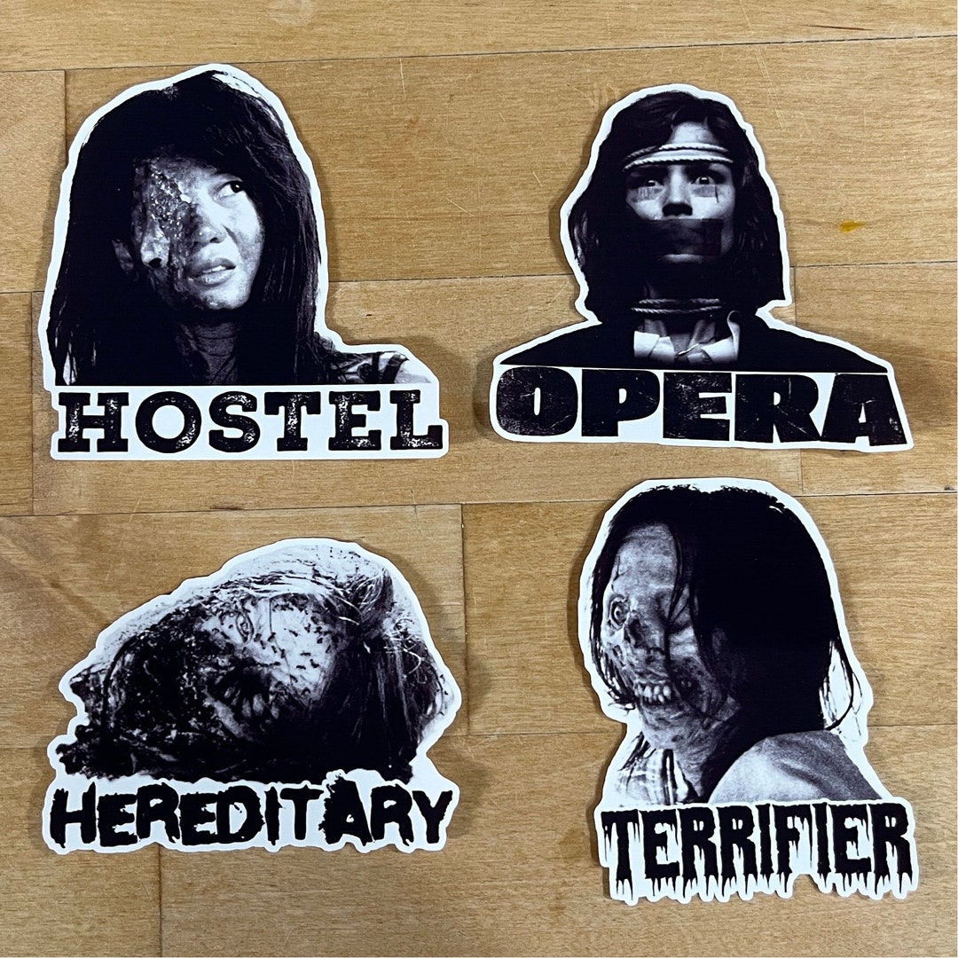 Extreme Gore Horror Stickers Series 2 - 3” Glossy Vinyl 70s Style ...