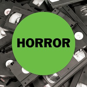VHS Horror Sticker - 3" Nostalgia Movie Rental Glossy Vinyl Sticker - Etsy