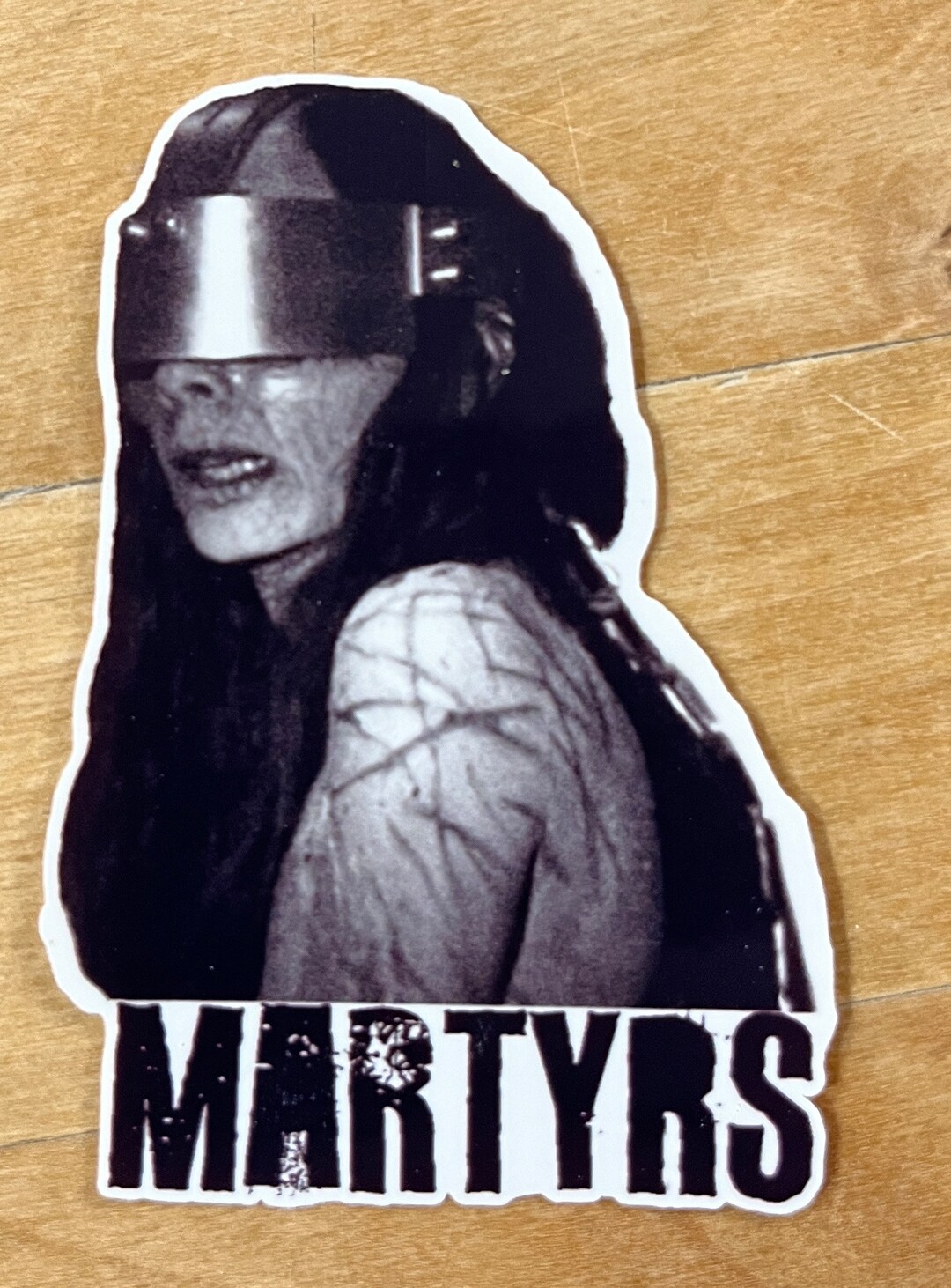 Martyrs French Extreme Gore Horror Stickers - 3” Glossy Vinyl 70s Style ...