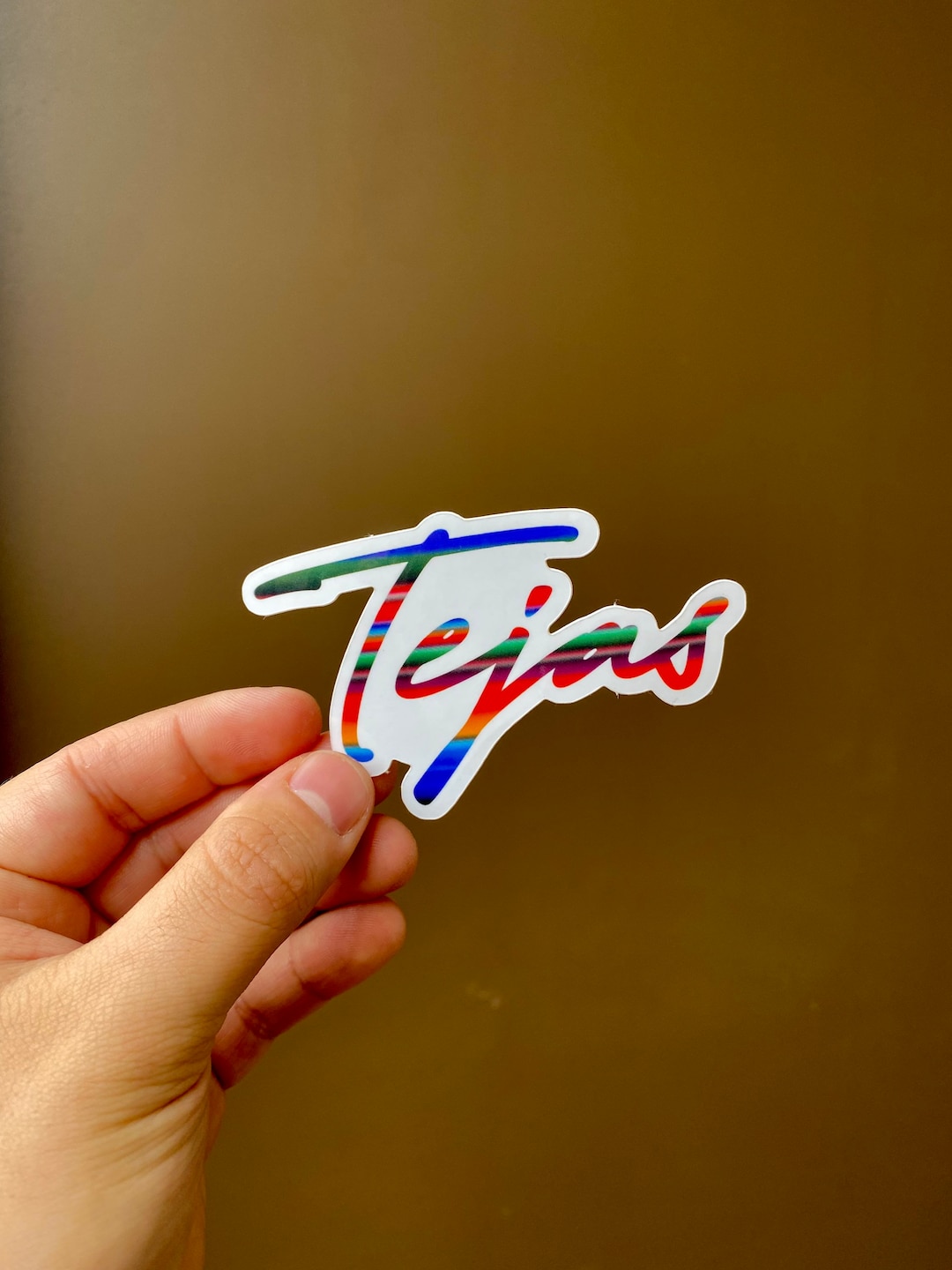 Tejas Texas Serape Sticker Vinyl Decal - Etsy
