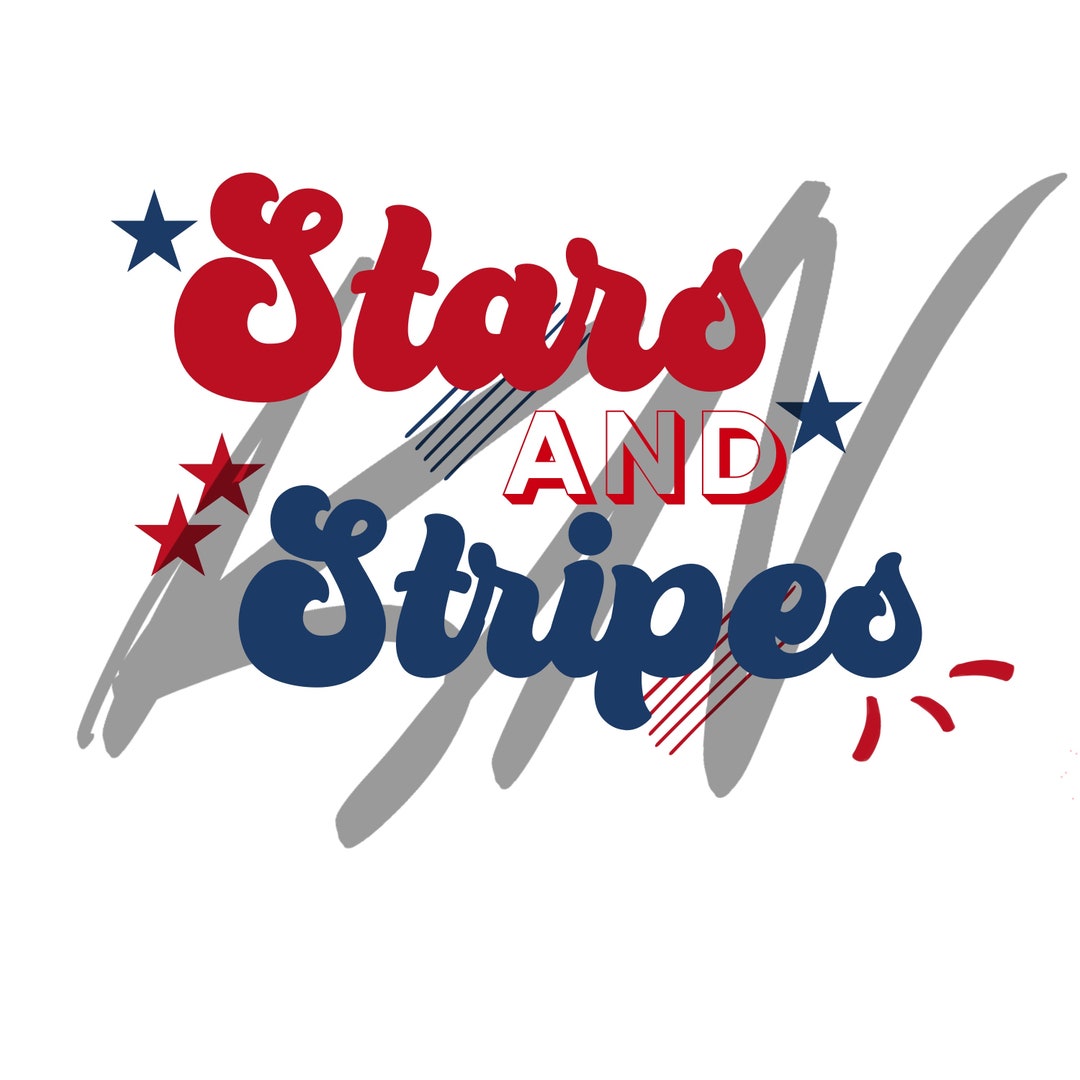 Stars and Stripes Fourth of July Digital Download PNG - Etsy