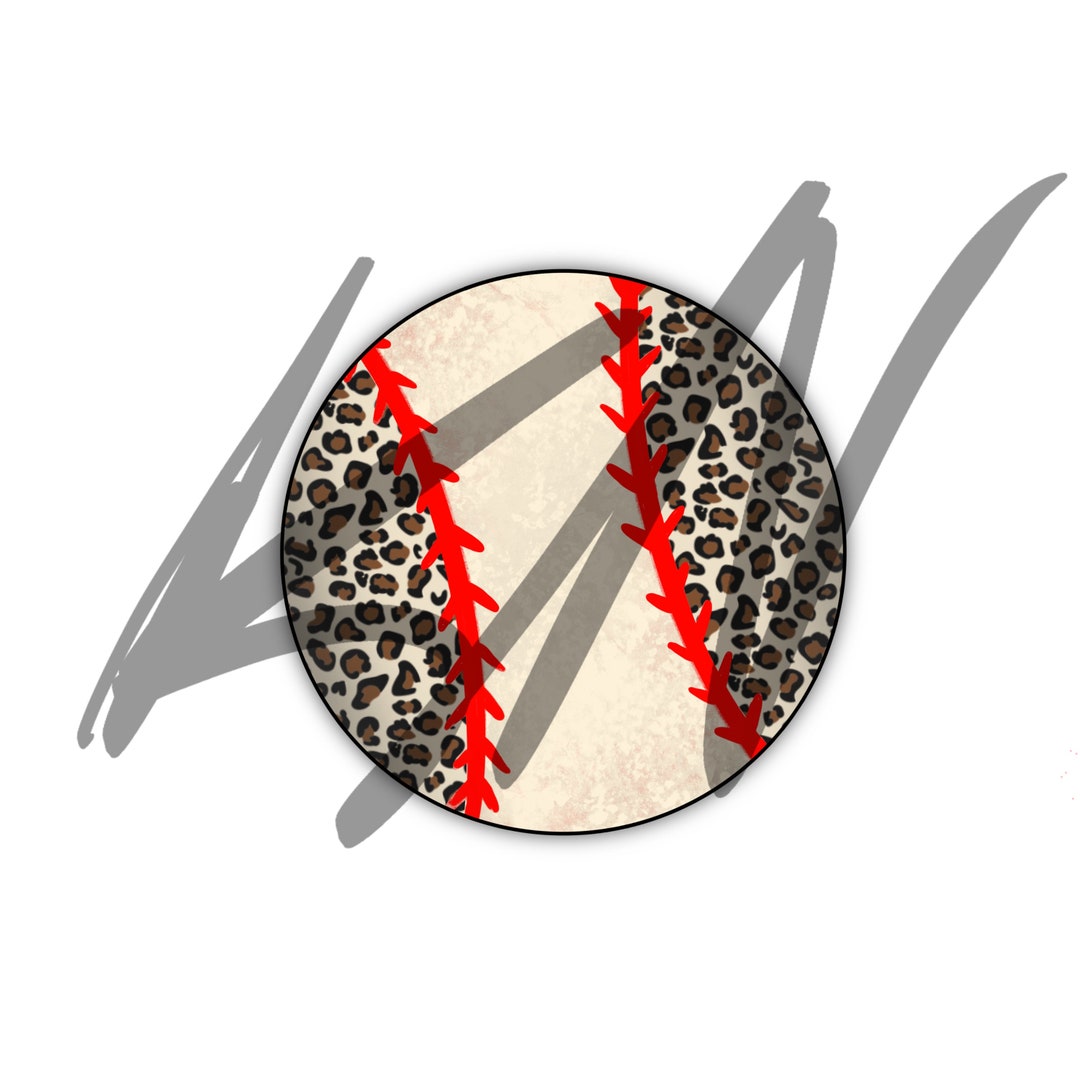Cheetah Print Baseball Digital Download PNG - Etsy