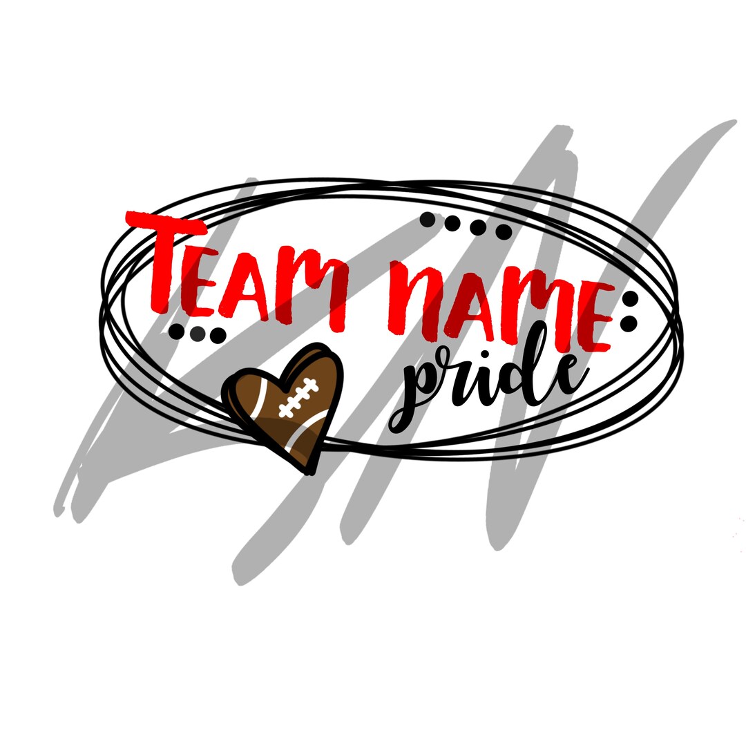 Custom Team Sport Design Choose Your Own Colors and Name Digital ...