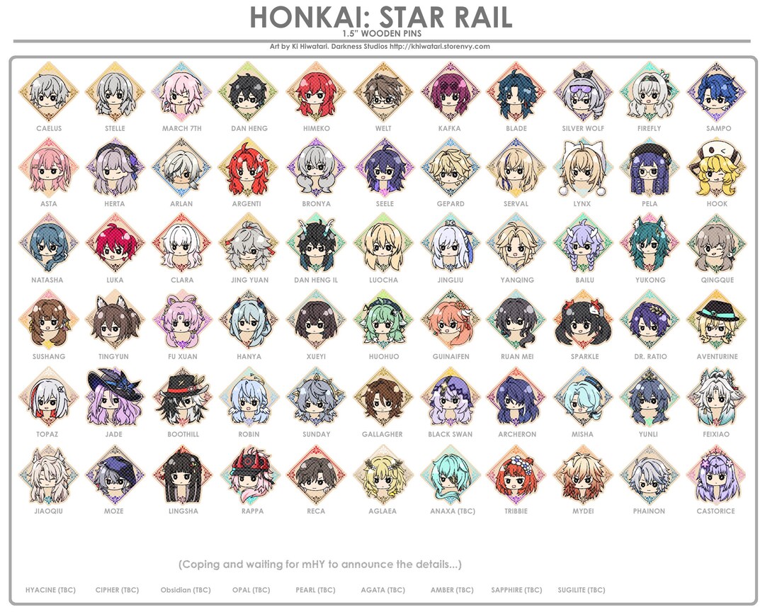 HSR 1.5 Wooden Pins - Etsy