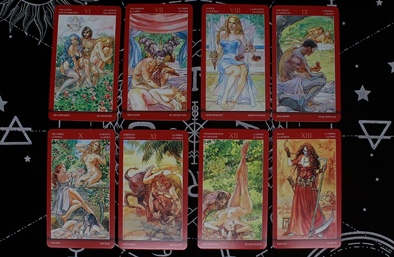 Tarot Of Sexual Magic Cards Deck 78pcs Tarot Cards Etsy