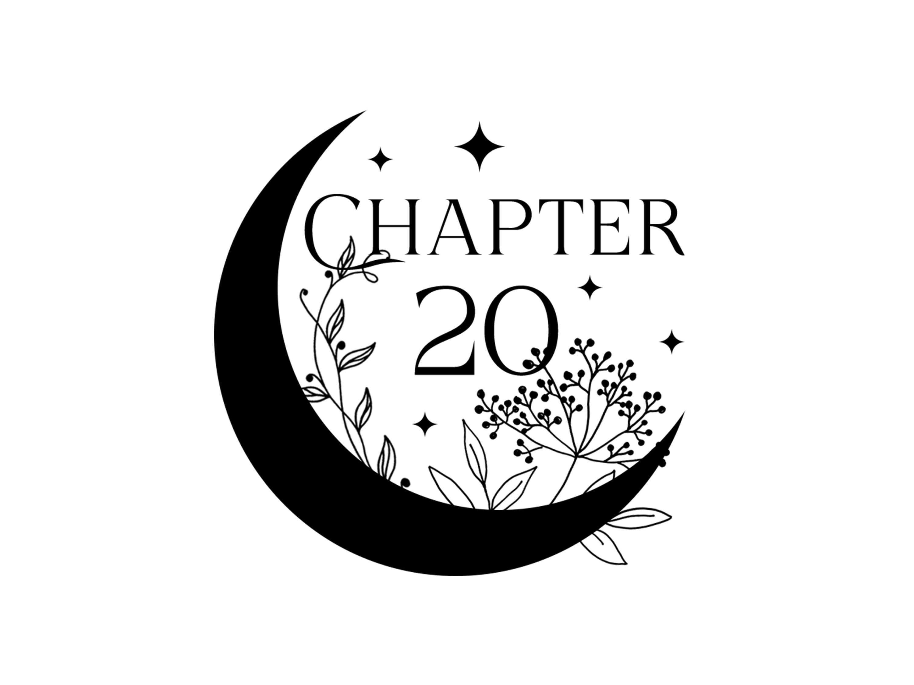 Mystical Moon Chapter Number Set - Chapter Graphics for Self Published ...