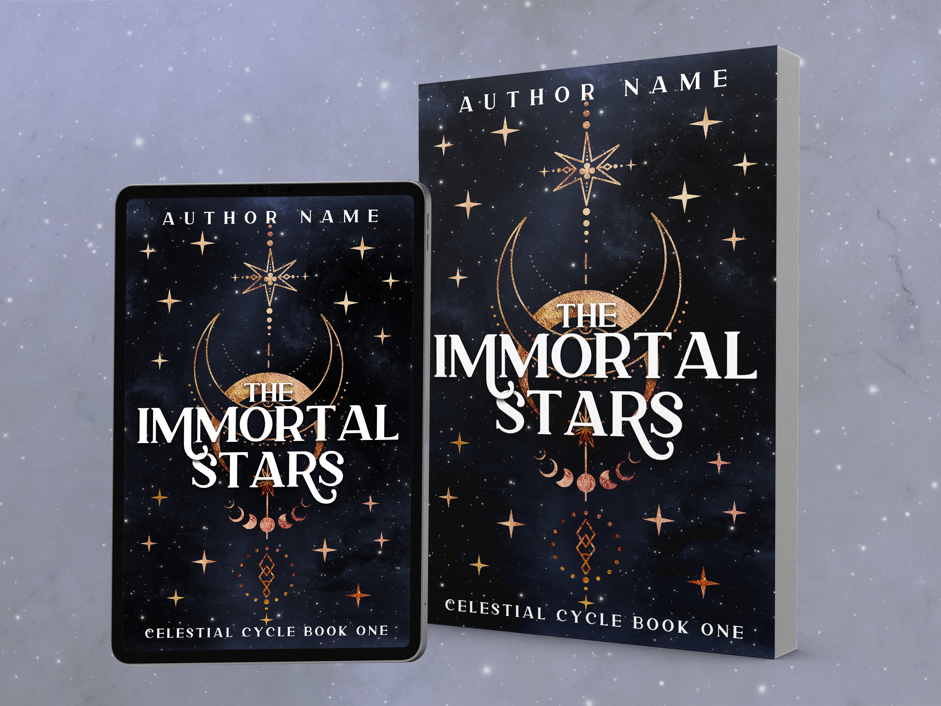 Custom Ebook and Paperback Cover for Romantasy, Fantasy Romance, Dark ...