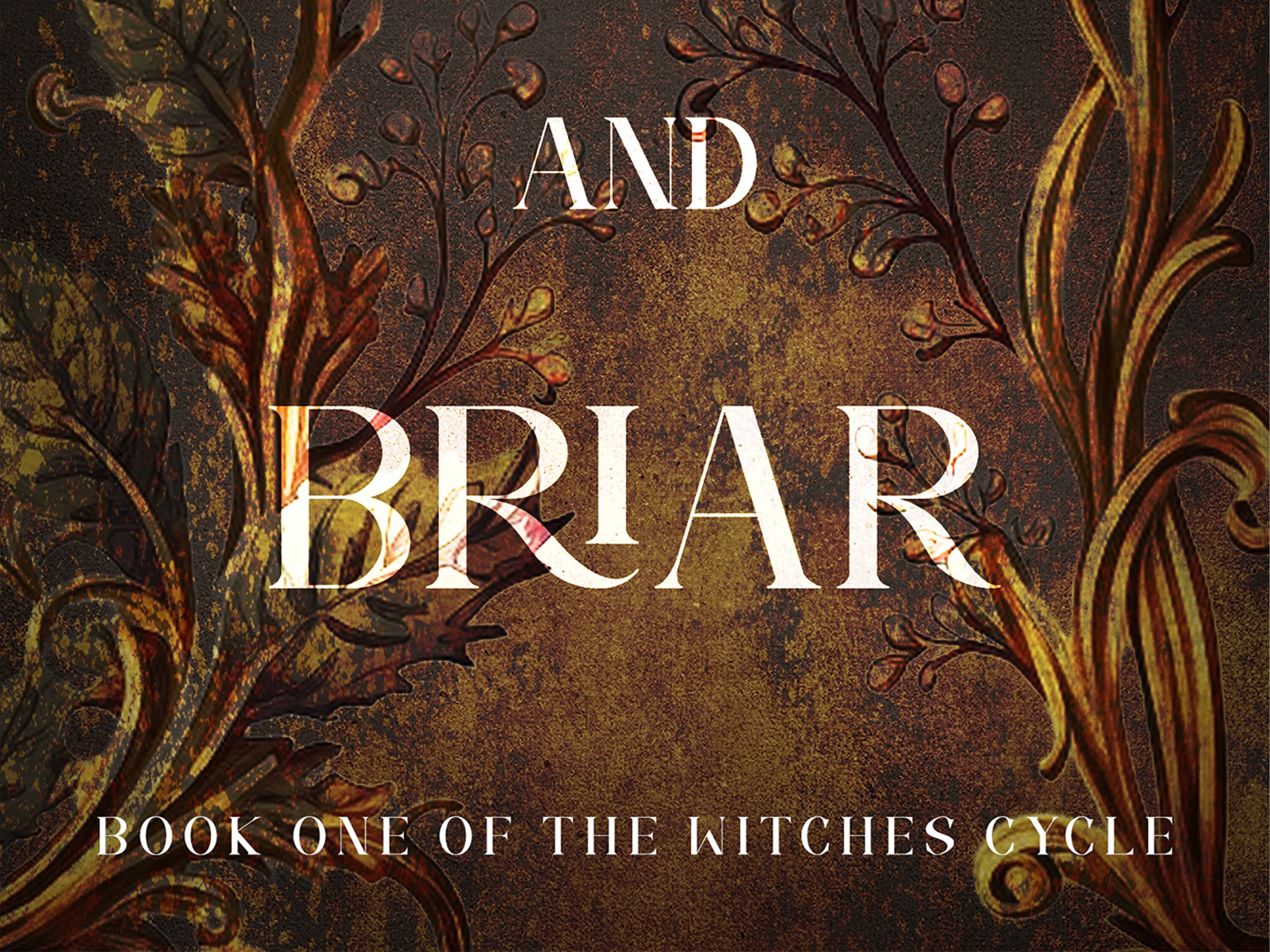 Witchy Premade Fantasy Book Cover Design Distressed Autumn Flowers and ...