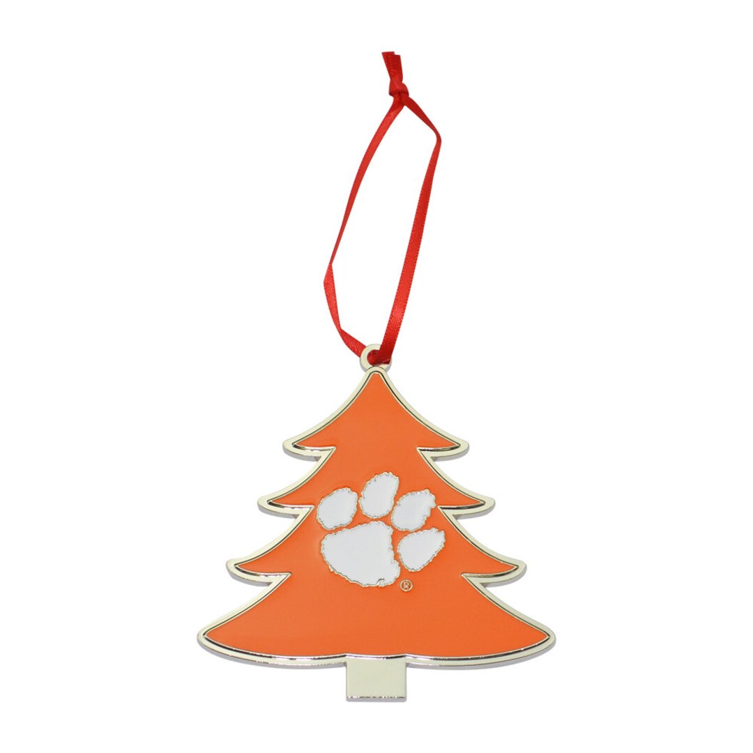 Clemson Tigers Tree Shaped Metal Christmas Ornament - Etsy