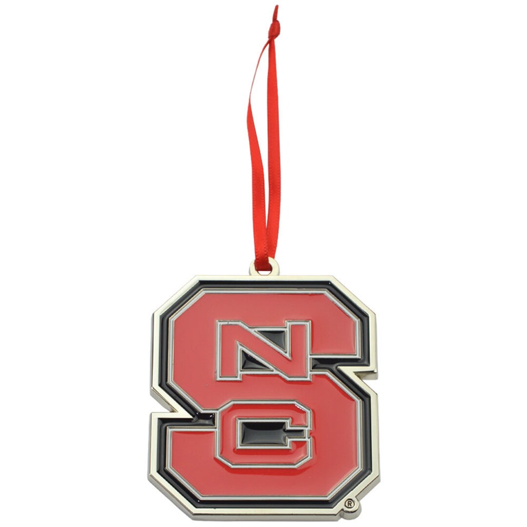 NC State Wolfpack Block S Metal Christmas Ornament - Etsy