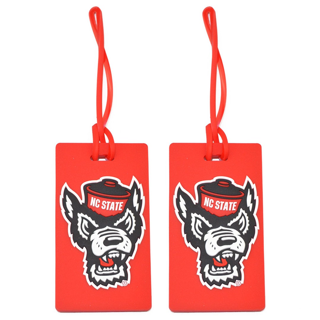 NC State Wolfpack Wolf Head Pack of 2 PVC Luggage Tags - Etsy