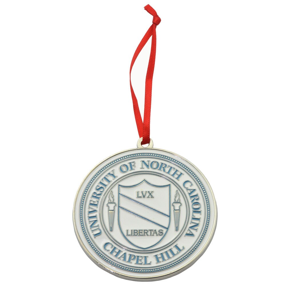 UNC Tar Heels University Seal Metal Christmas Ornament - Etsy