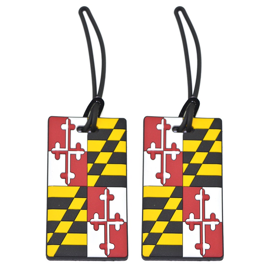 Maryland State Flag Pack of 2 Luggage Tags - Etsy