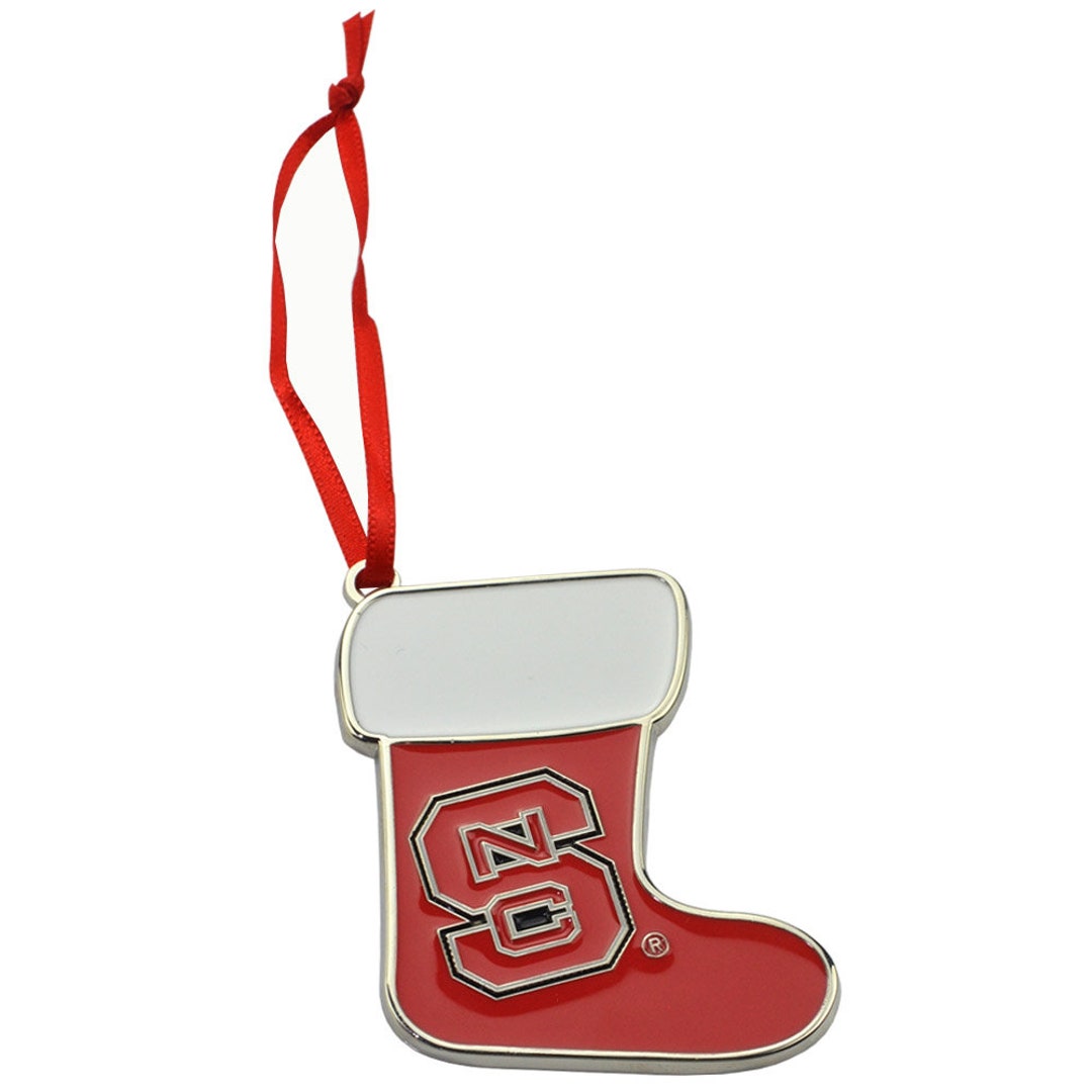 NC State Wolfpack Stocking Metal Christmas Ornament - Etsy