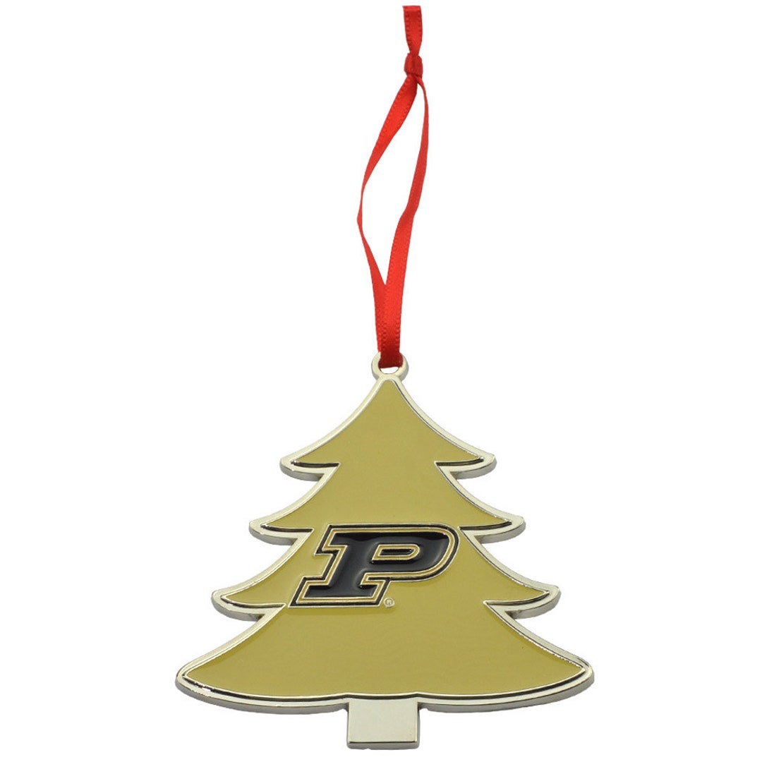 Purdue Boilermakers Tree Shaped Metal Christmas Ornament - Etsy