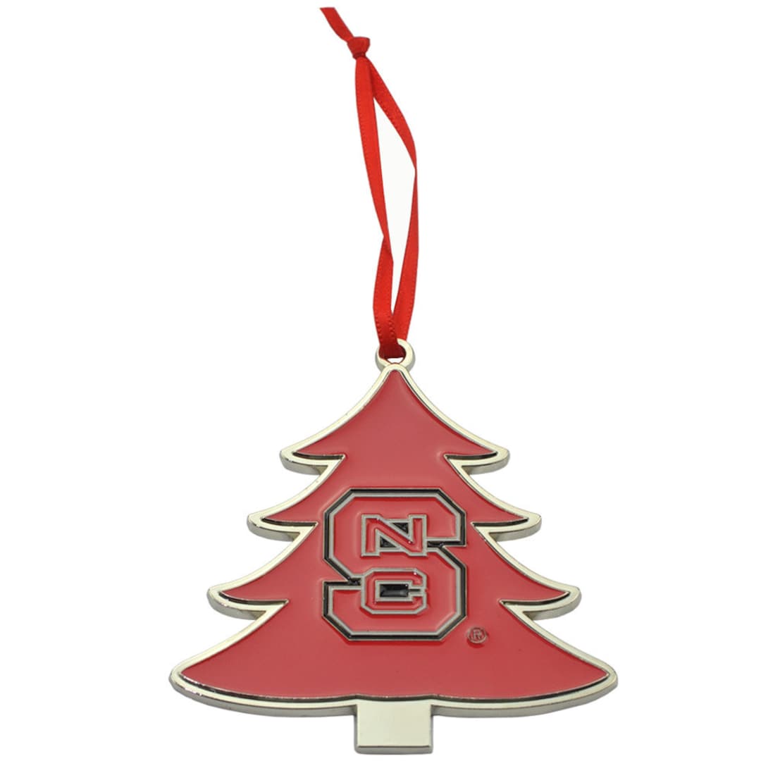 NC State Wolfpack Tree Shaped Metal Christmas Ornament - Etsy