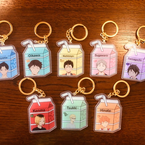 Volleyball Anime Milk Stickers - Etsy