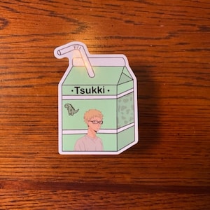 Volleyball Anime Milk Stickers - Etsy