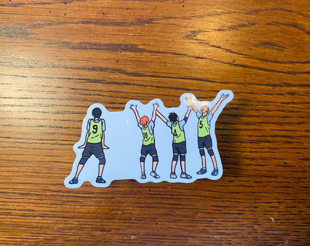 Volleyball Anime Group Sticker - Etsy