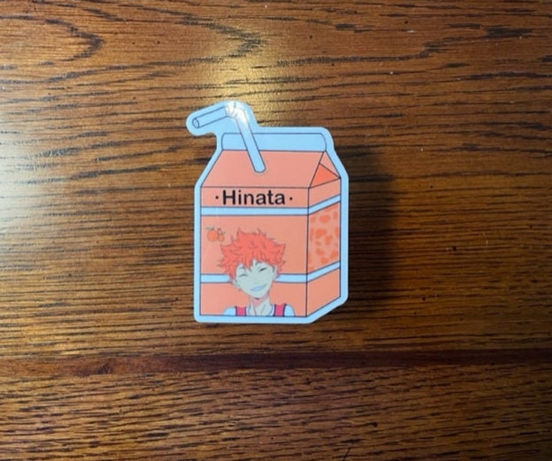 Volleyball Anime Milk Stickers - Etsy