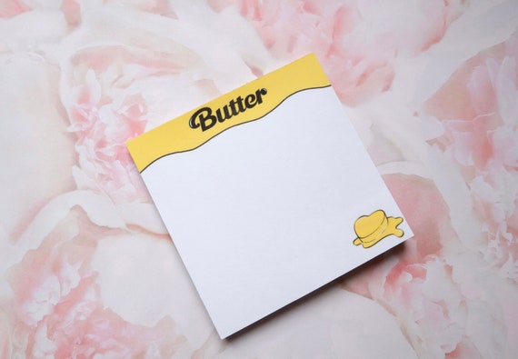 stationary BTS Notepad Memopad Black Swan mots7 Paper Stationery etna ...