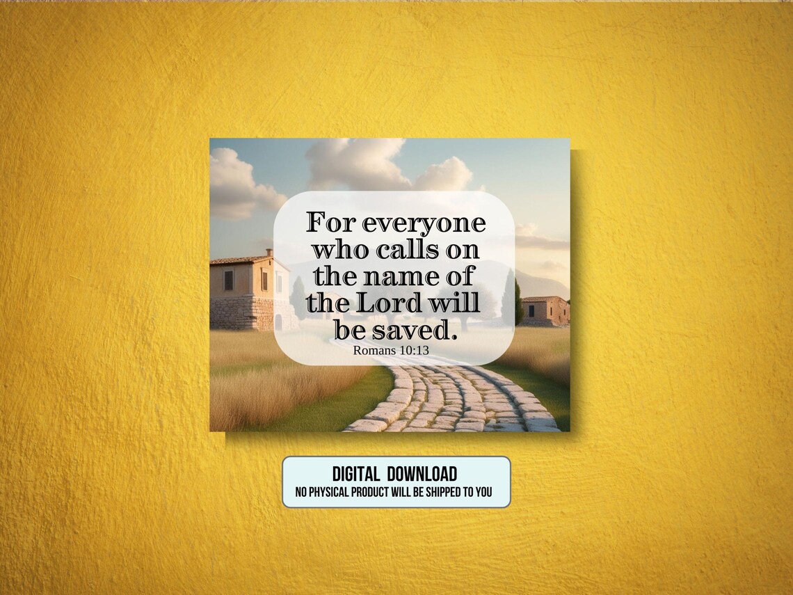 Romans Road to Salvation Scripture Cards: ESV Bible Verses (PDF) - Etsy