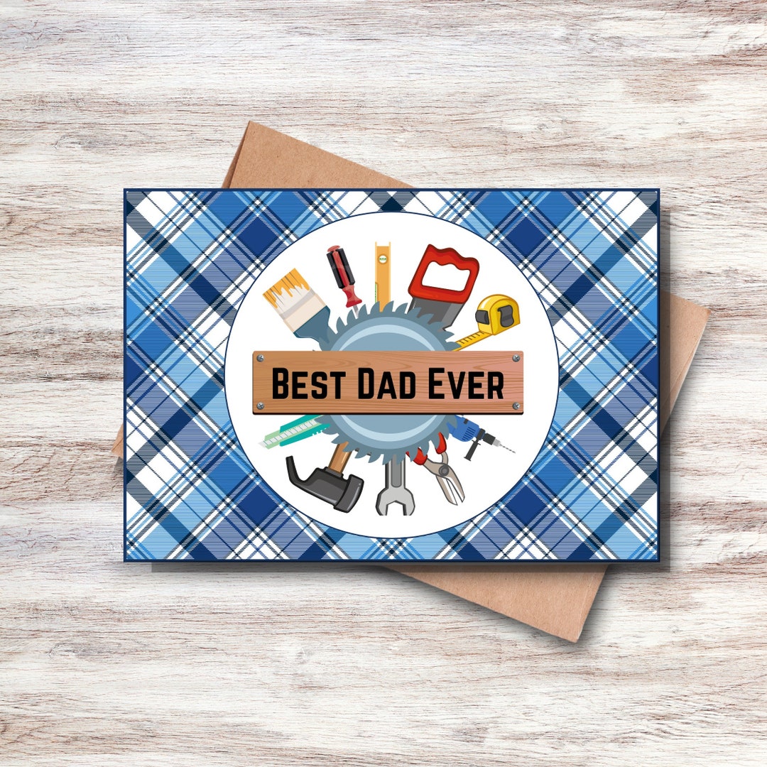 Printable Father's Day Card, Dad's Birthday Card, Handyman Dad Card ...