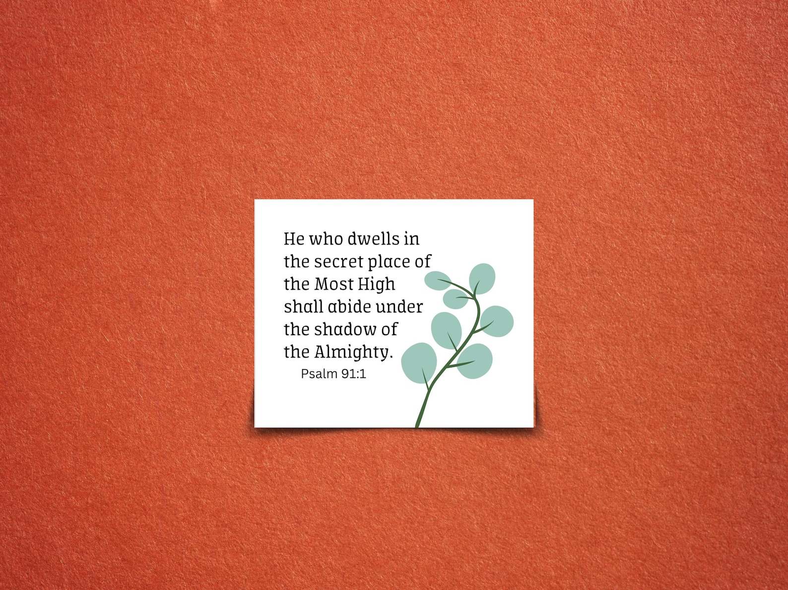 Psalm 91 Scripture Cards, Printable Psalm 91 Bible Cards & Full Text ...