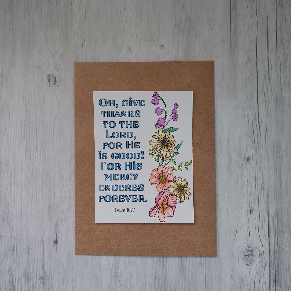 Printable Scripture Coloring Cards, Psalms, Bible Verse Cards, Adult ...