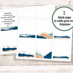 Printable Bible Verse Cards: Scripture Memory (PDF Download) - Etsy