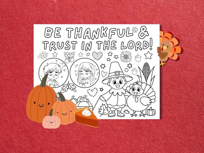 4 Printable Thanksgiving Coloring Pages, Bible Verse Coloring Sheets ...