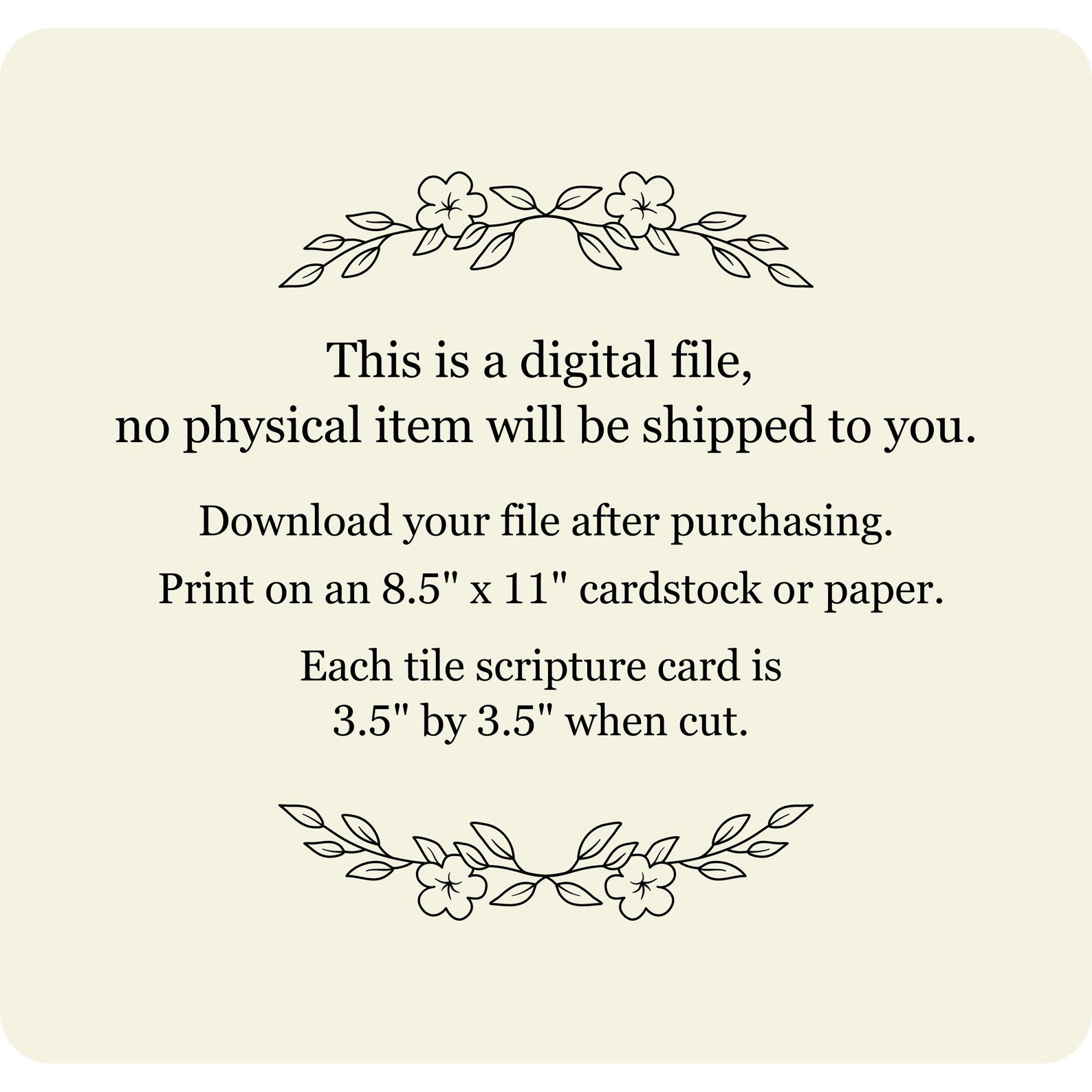 Scripture Cards Tile Design, Printable Bible Verse Cards, God's ...