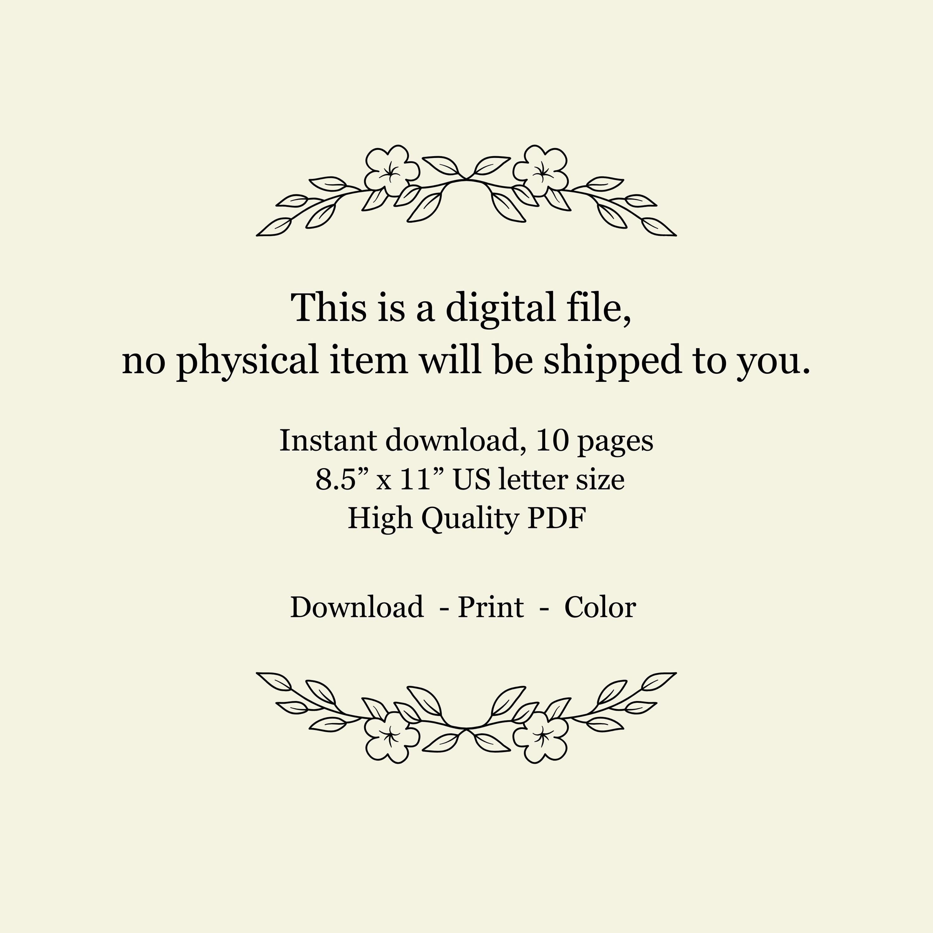 Bible Verse Coloring Pages: Christian Scripture, Spring Theme (PDF) - Etsy