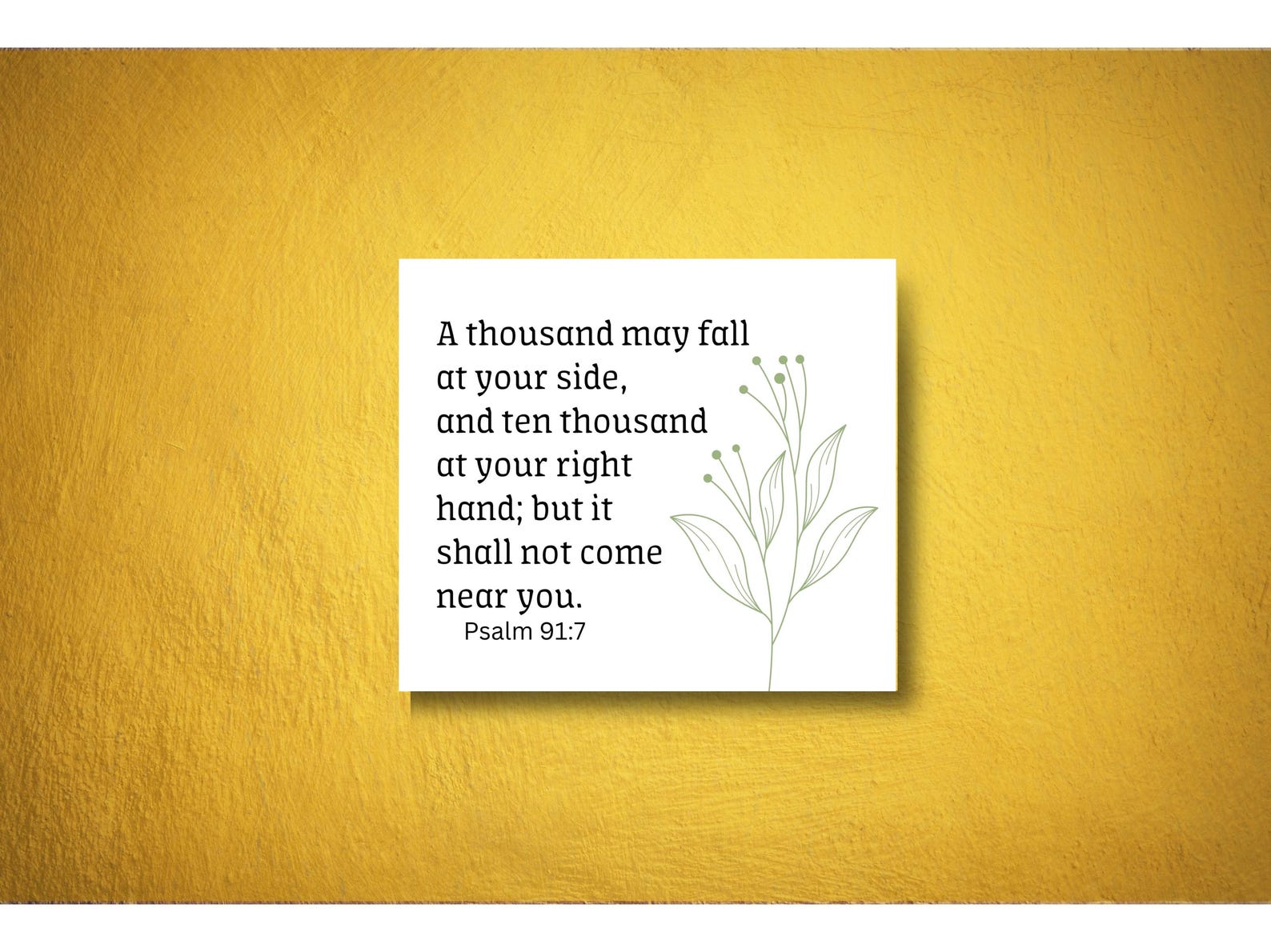 Psalm 91 Scripture Cards, Printable Psalm 91 Bible Cards & Full Text ...