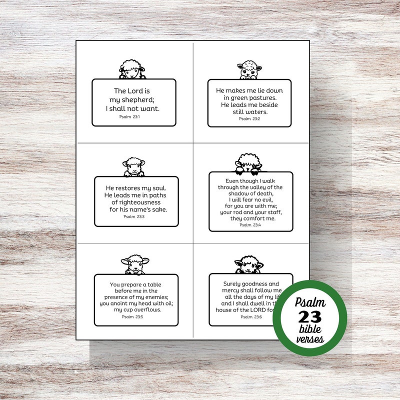 Psalm 23 - Etsy